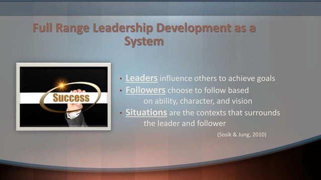 Full Range Leadership Development at Verizon | PPTX