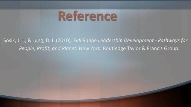 Full Range Leadership Development at Verizon | PPTX