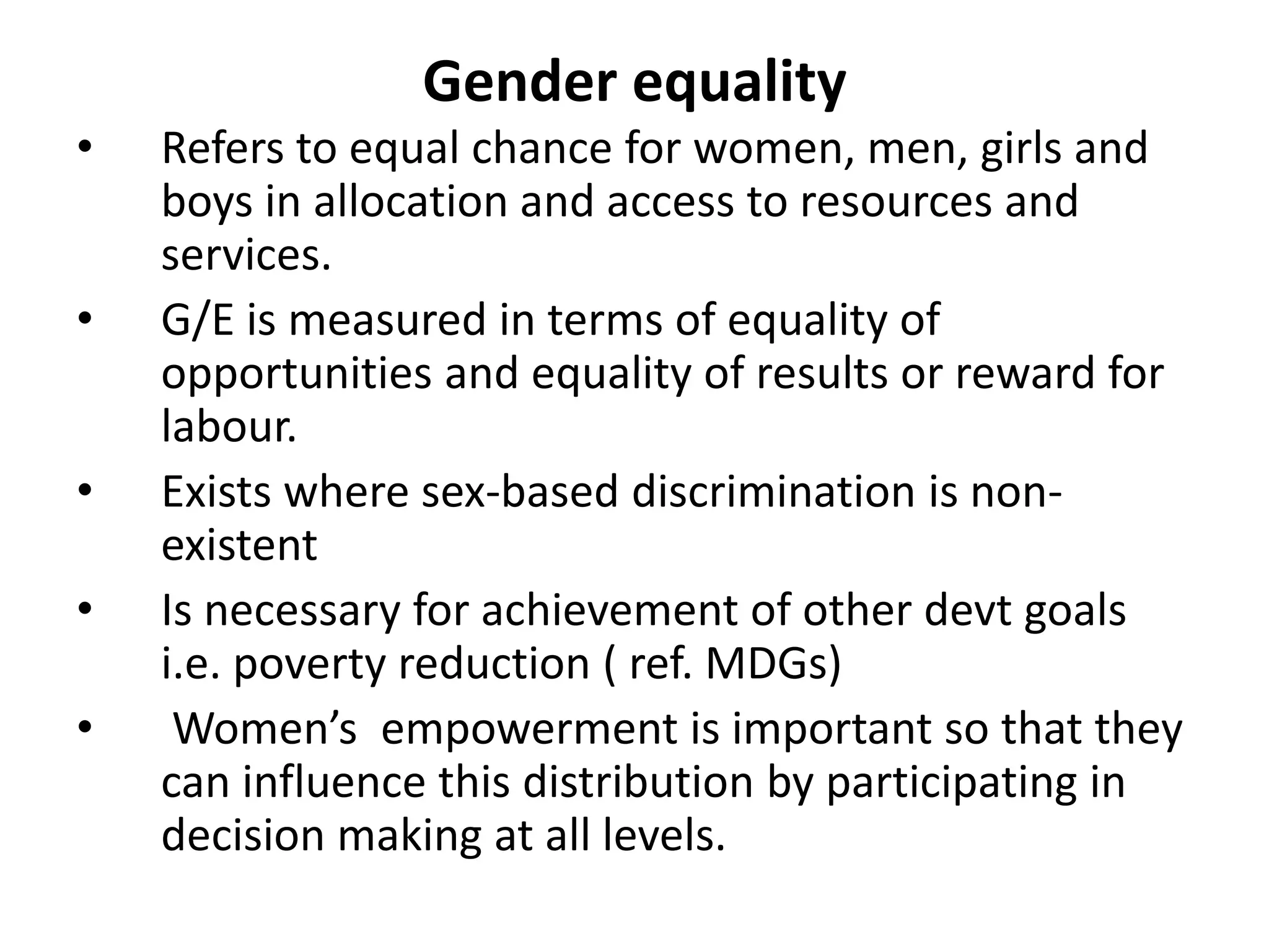 Gender Mainstreaming concepts and approaches | PPTX