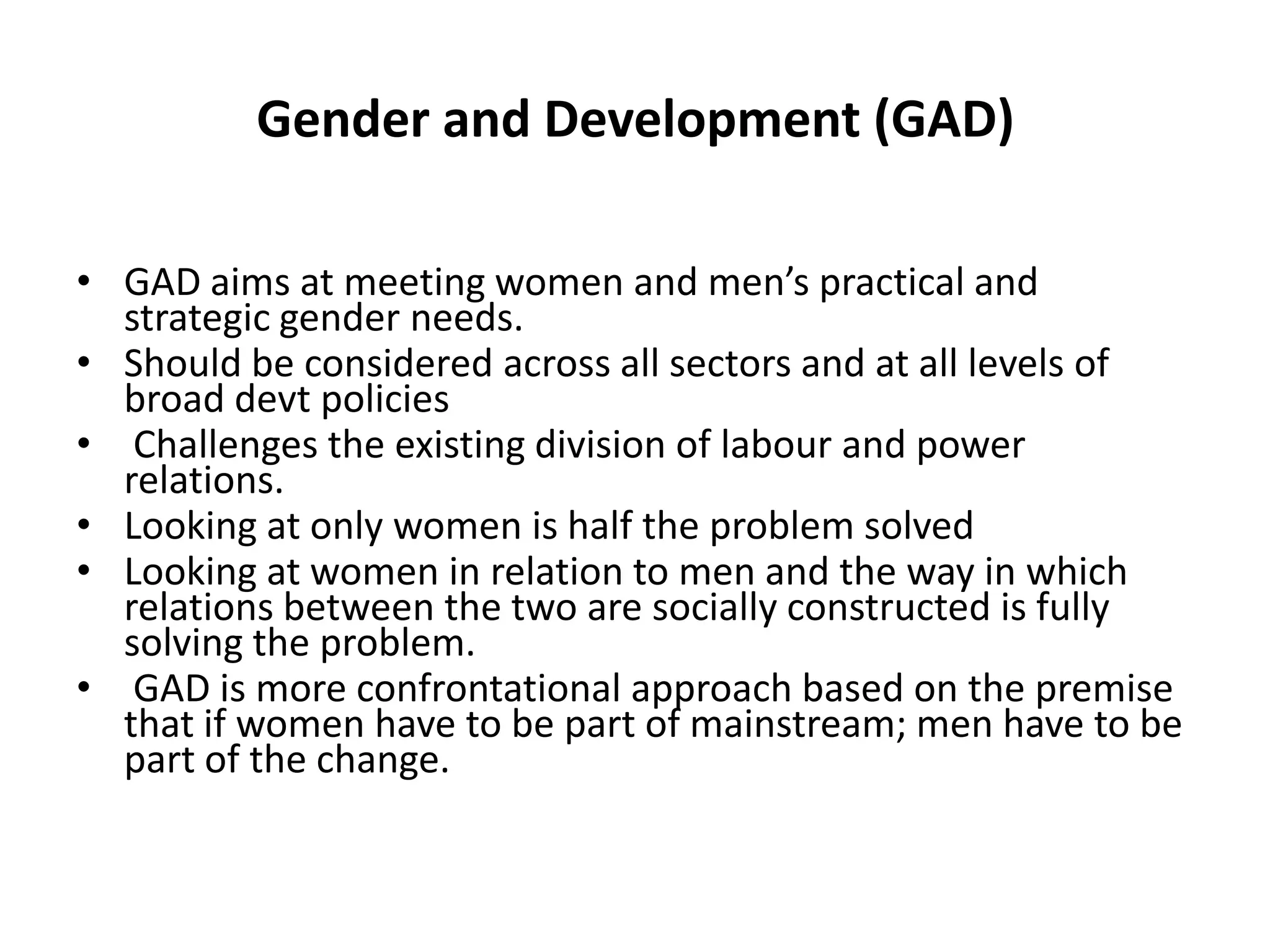 Gender Mainstreaming concepts and approaches | PPTX