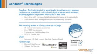 I/O Reduction Software - Improve SQL Performance | PPT