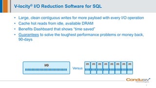 I/O Reduction Software - Improve SQL Performance | PPT