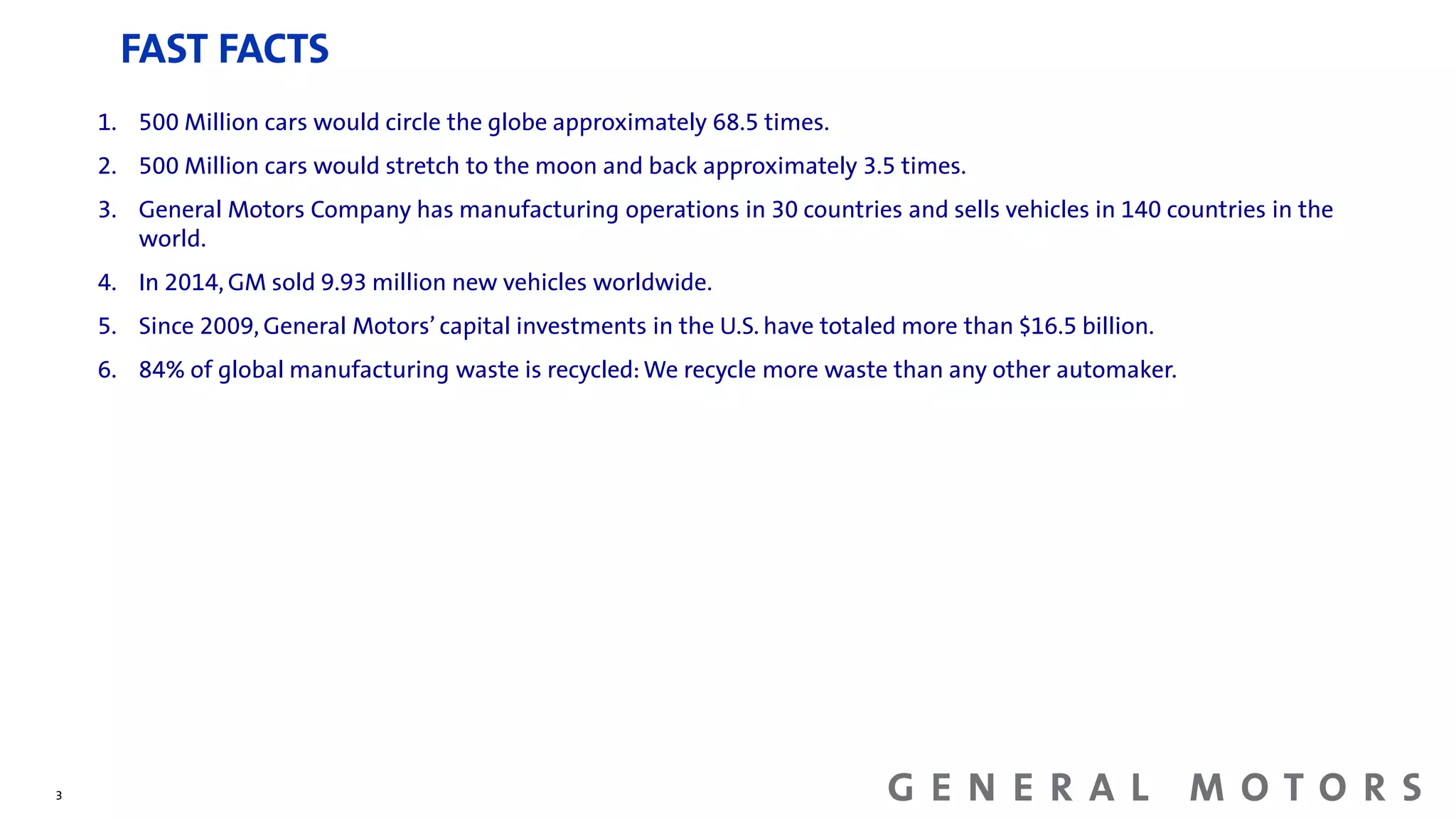 General Motors history, facts and figures | PDF