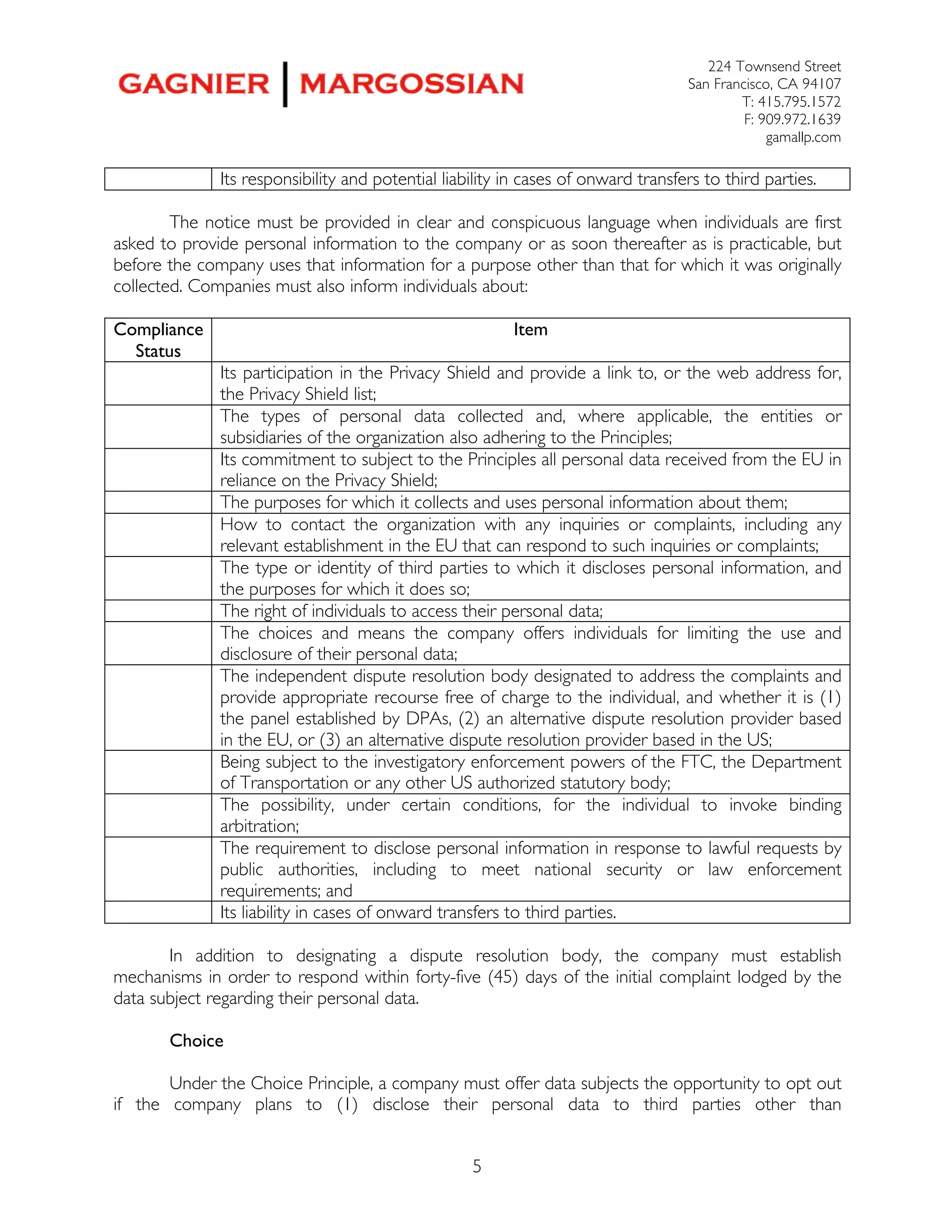 Guide to Prospective European Union - United States Privacy Shield ...