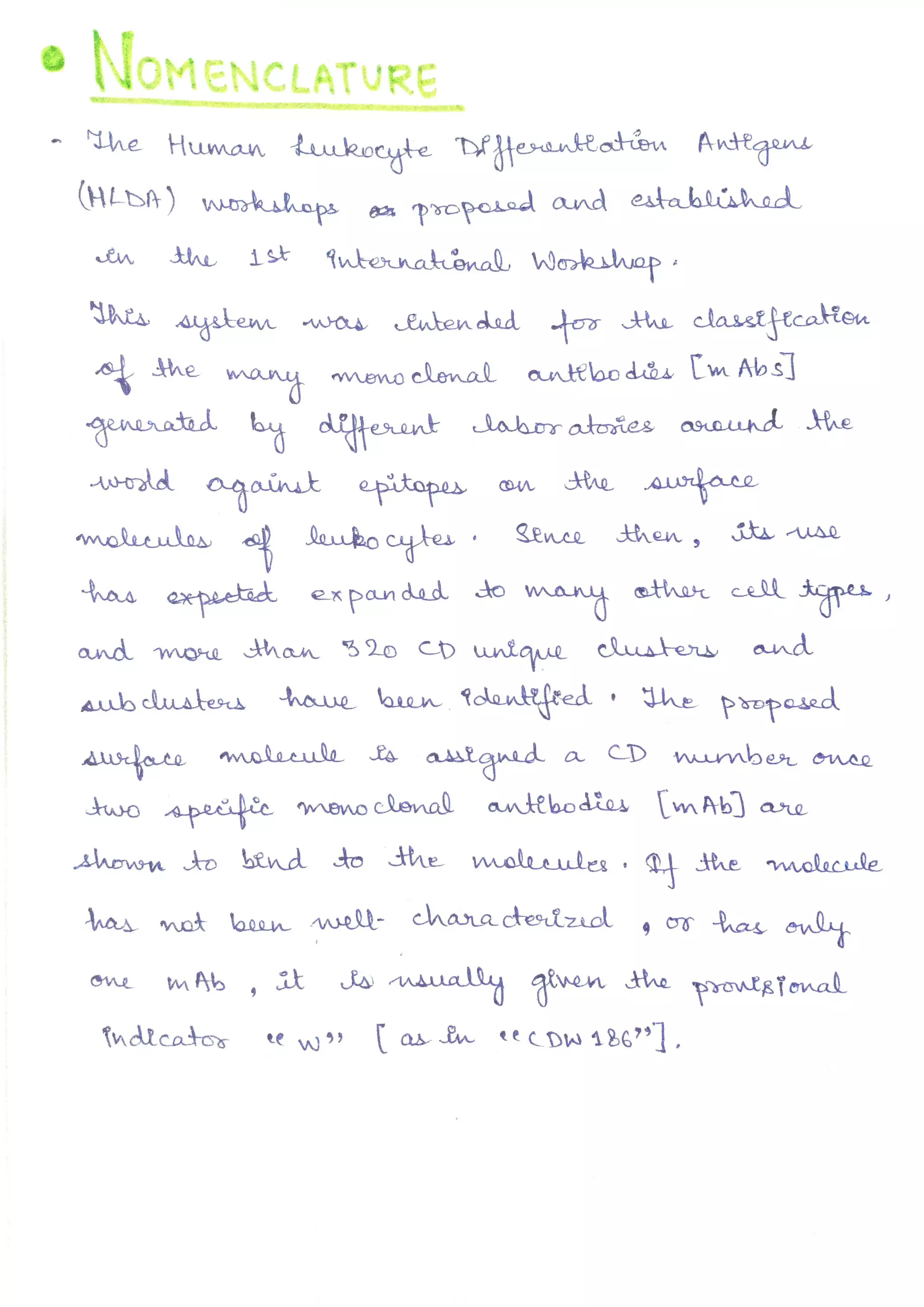 CLUSTER OF DIFFERENTIATION | PDF