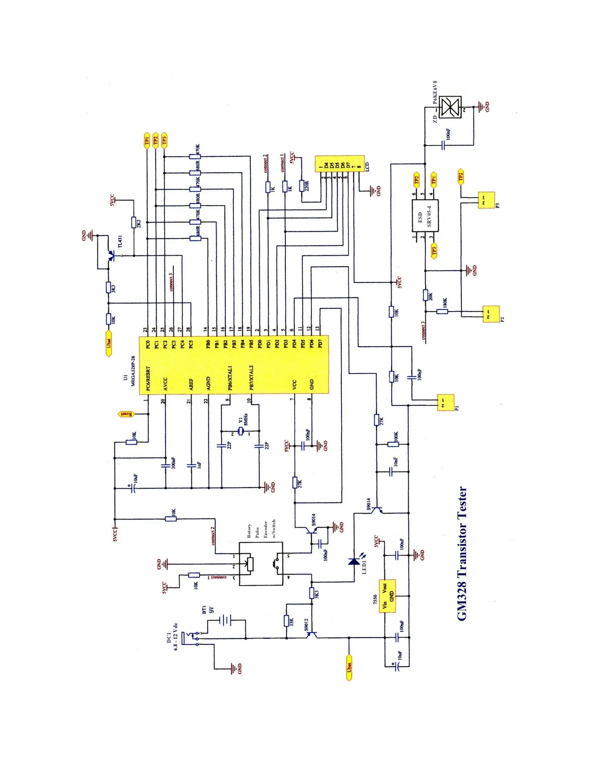 GM328 Tester condensadores, diodos, transistores | PDF
