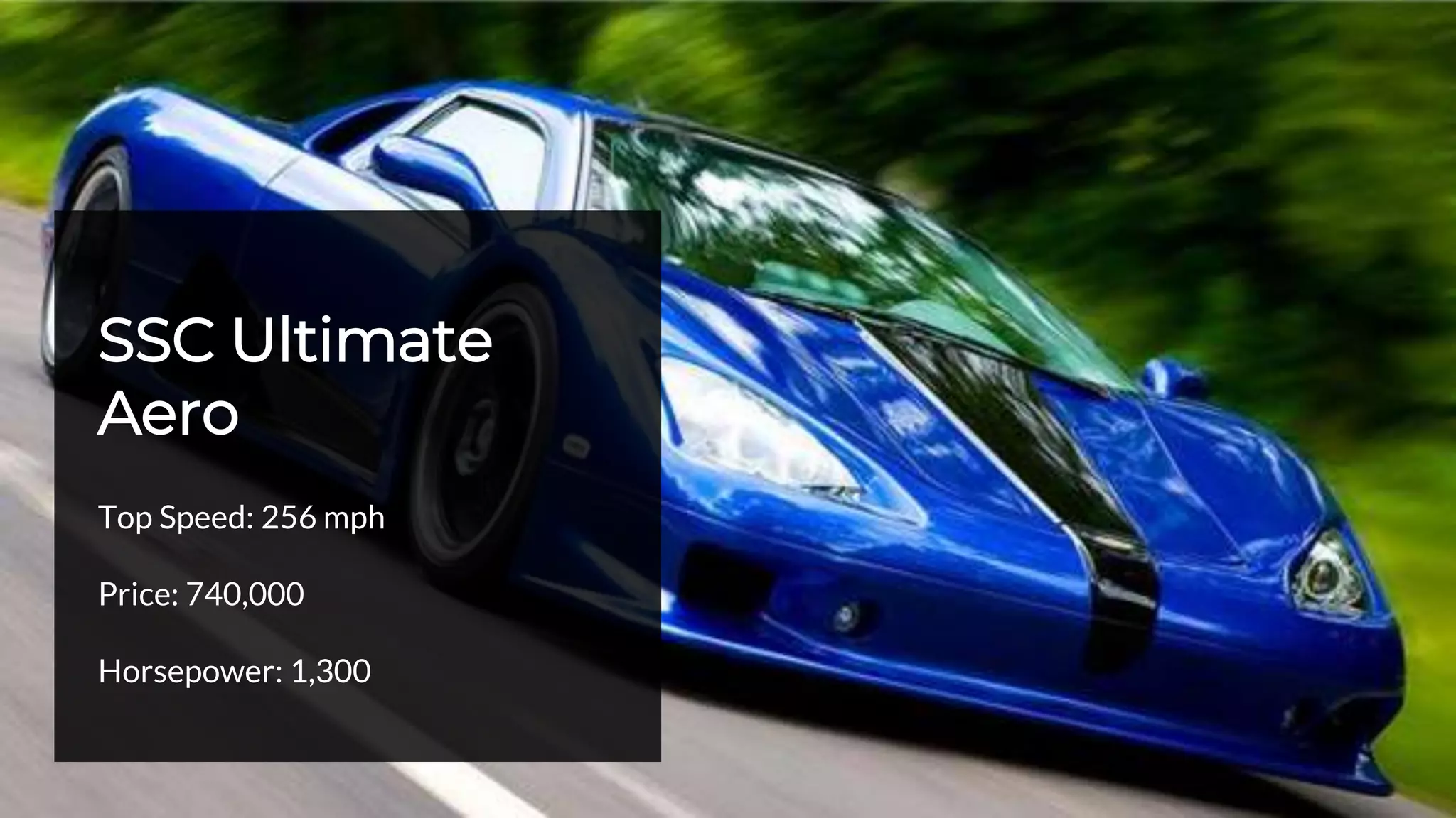 Top 10 fastest cars in the world. | PPTX