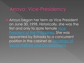 Gloria Macapagal Arroyo | PPTX