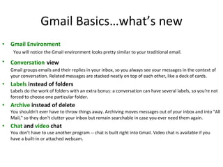 Gmail Basics | PPT