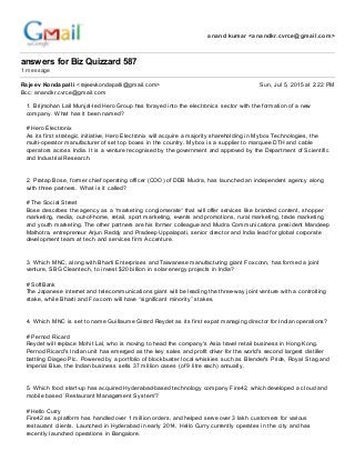 BIZ QUIZZARD 587 | PDF