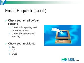 Setting up a Gmail Account & Email Safety | PPT