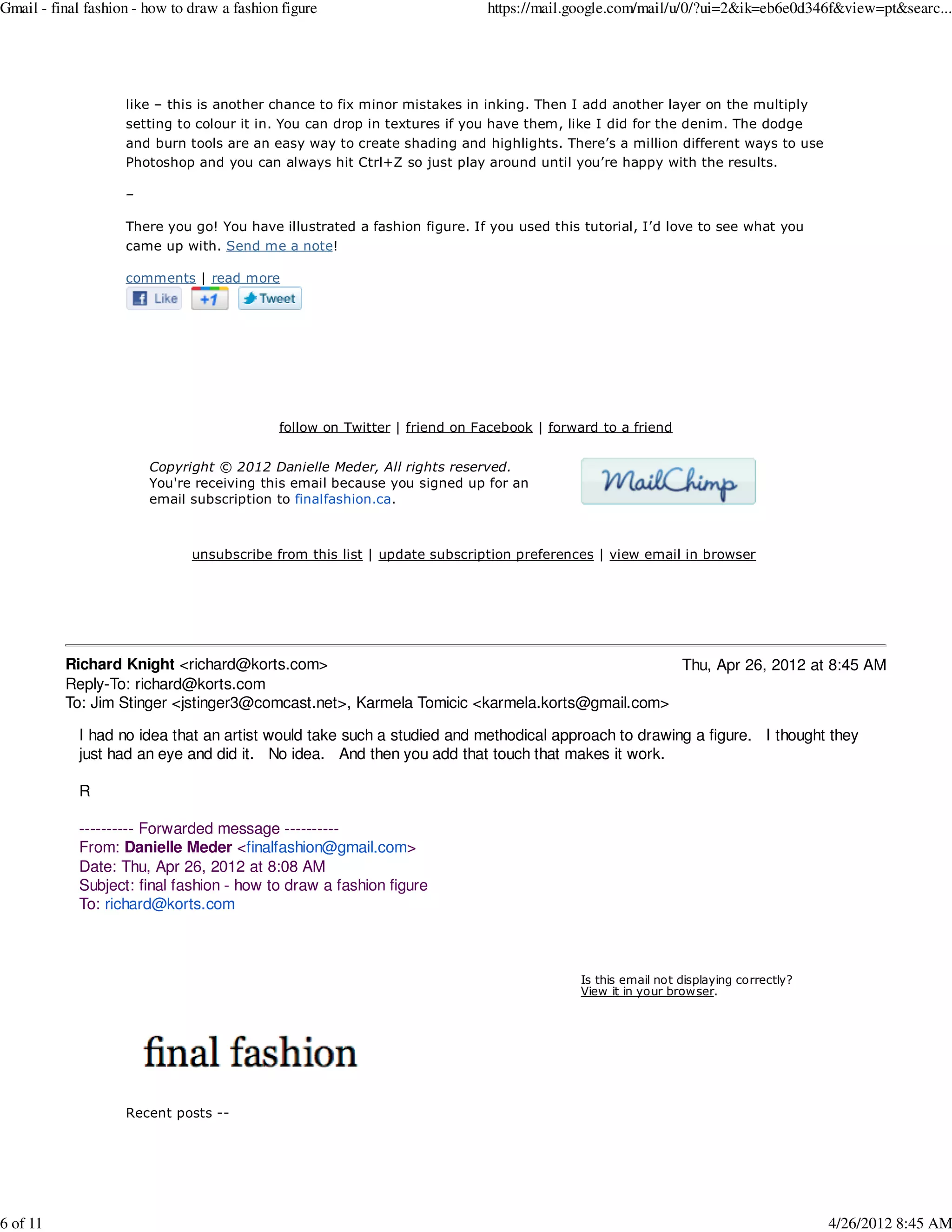 Gmail final fashion - how to draw a fashion figure | PDF