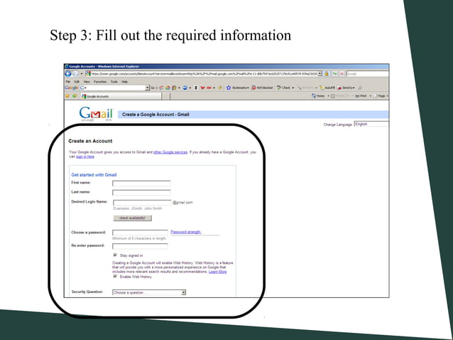 Introduction to Gmail | PPT | Email | Internet