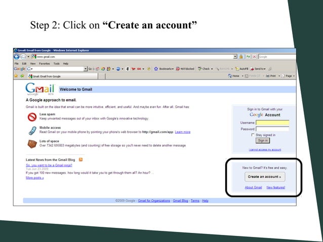 Introduction to Gmail | PPT | Email | Internet