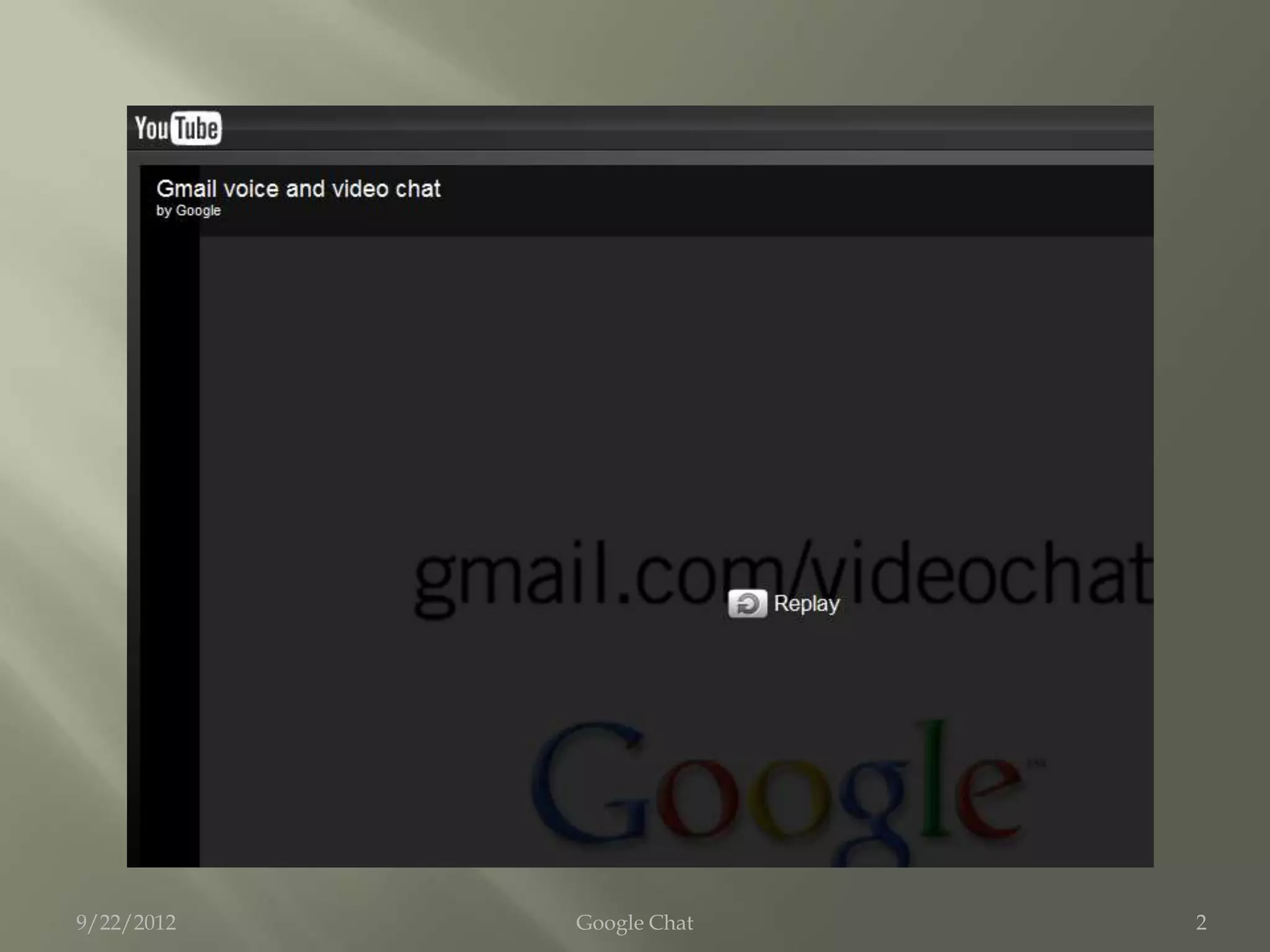 Gmail and google talk | PPTX