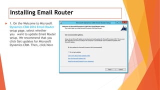 Email Router Configuration - Gmail and microsoft dynamics crm 2016 online integration | PPT