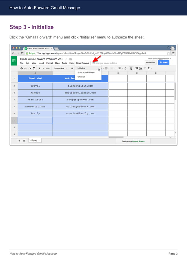 Gmail Auto-Forward with Google Scripts | PDF