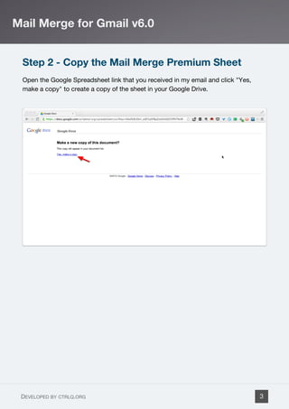 Gmail Mail Merge with Personalized Attachments and Email Tracking | PDF