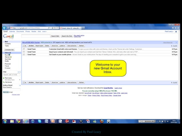 Gmail+ method for creating student accounts (edublogs) | PPT | Email ...