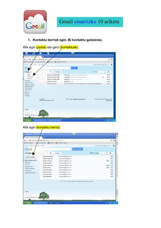 Gmail oinarrizko tutoriala | DOC