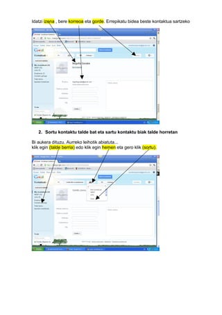 Gmail oinarrizko tutoriala | DOC