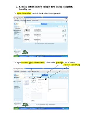 Gmail oinarrizko tutoriala | DOC