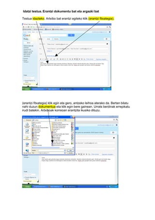 Gmail oinarrizko tutoriala | DOC