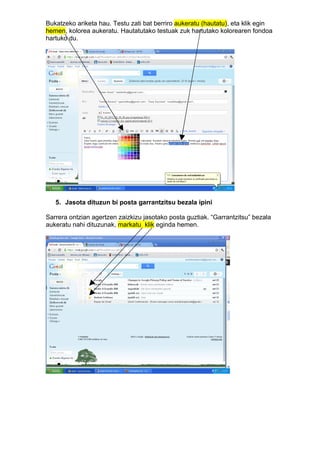 Gmail oinarrizko tutoriala | DOC