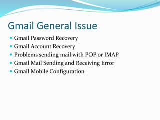 How to Tackle Various Gmail Technical Problems | PPT