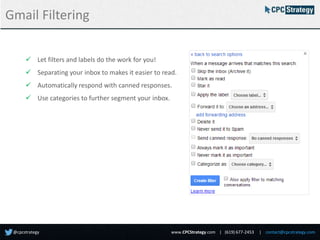 5 Tips To Master Gmail | PPTX