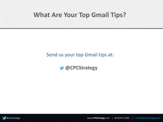5 Tips To Master Gmail | PPTX