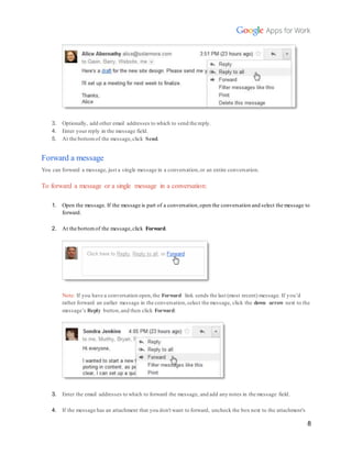 Gmail user guide | DOCX