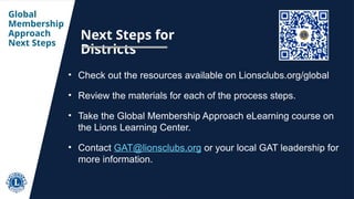 Lions Global Membership Approach Overview | PPTX | Business | Business ...