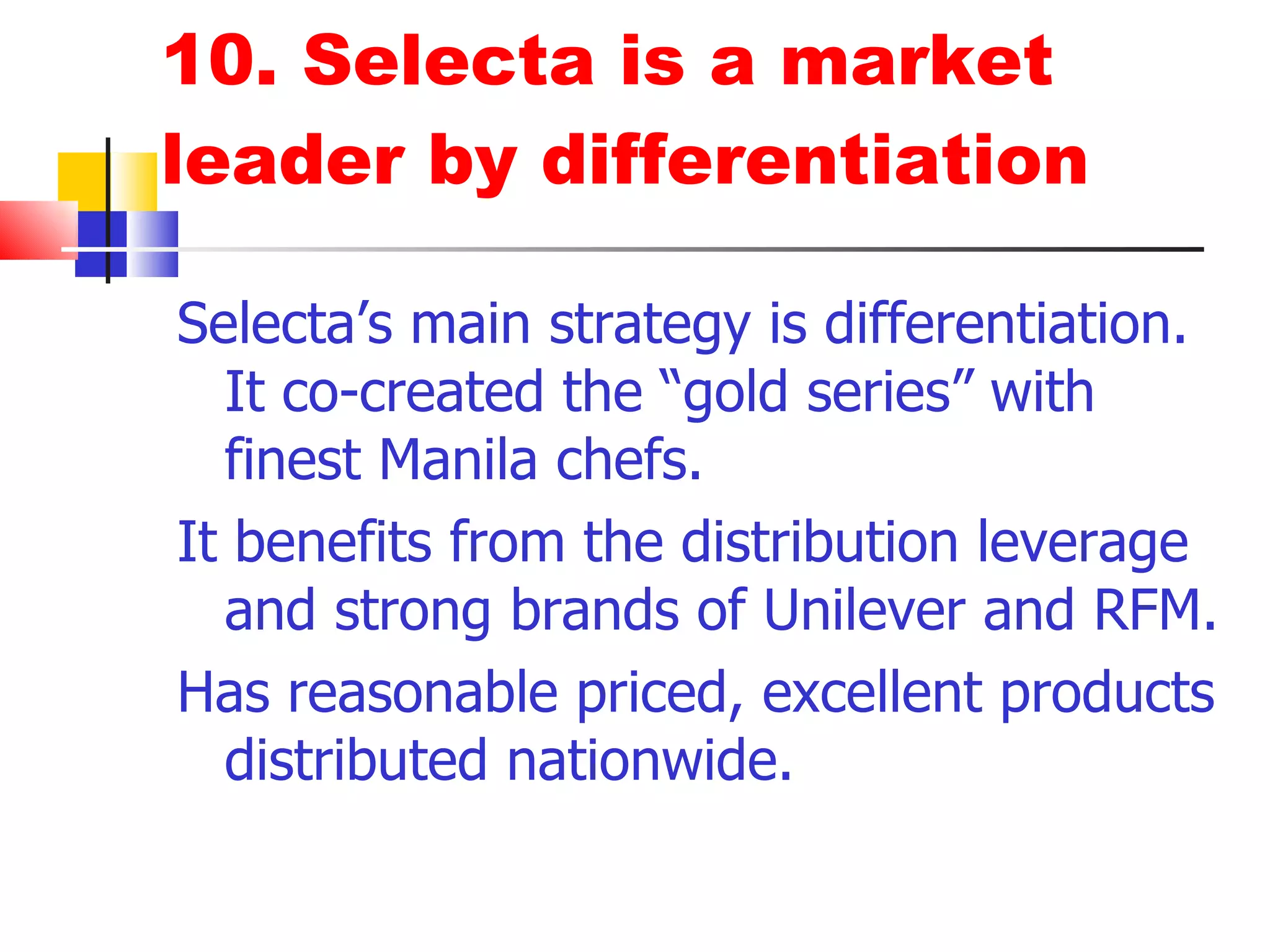 10 step by step marketing plan selecta ice cream | PPT