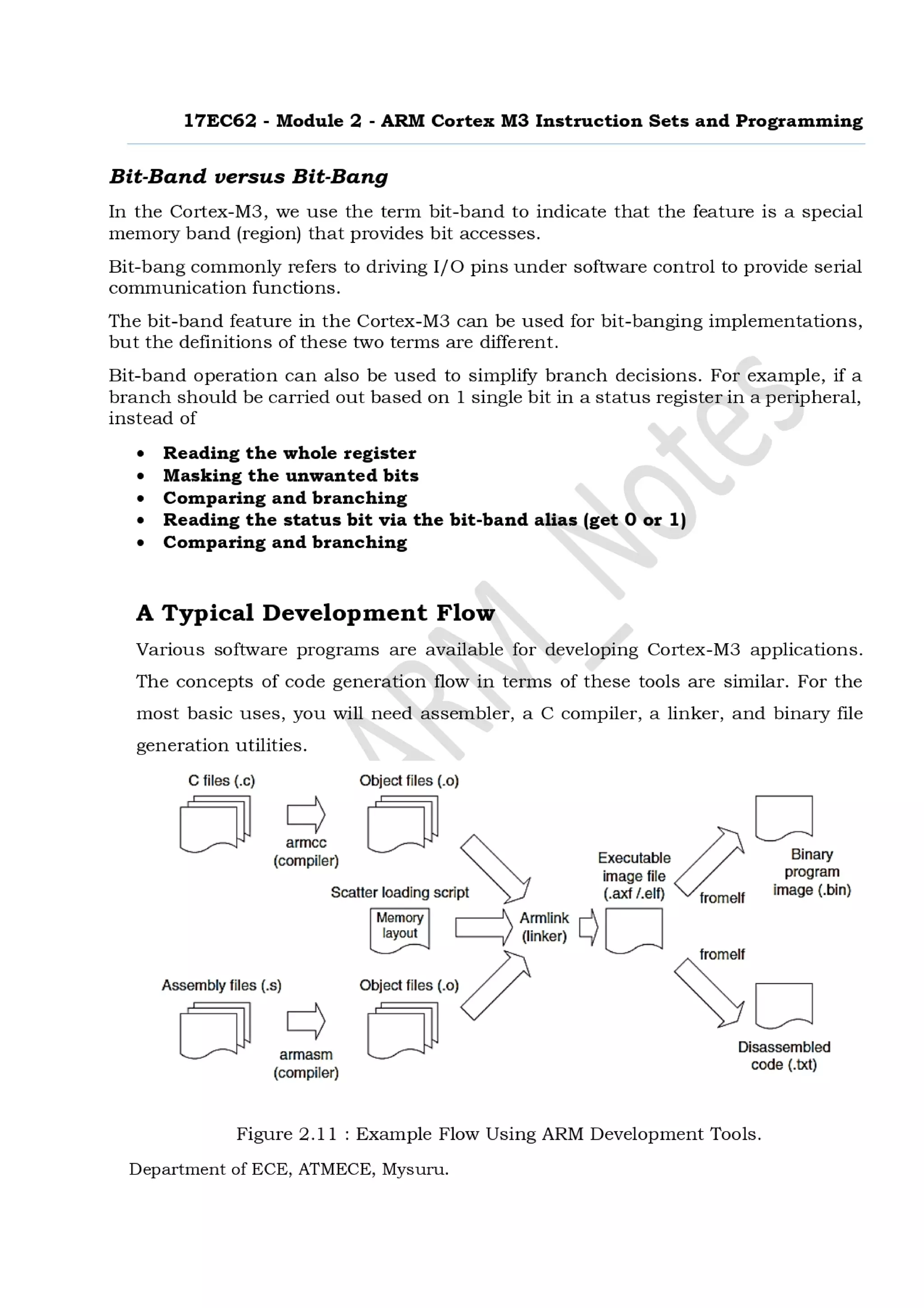 Module 2 Instructons Set Of Arm Cortex M3 Microcontrollers Pdf 