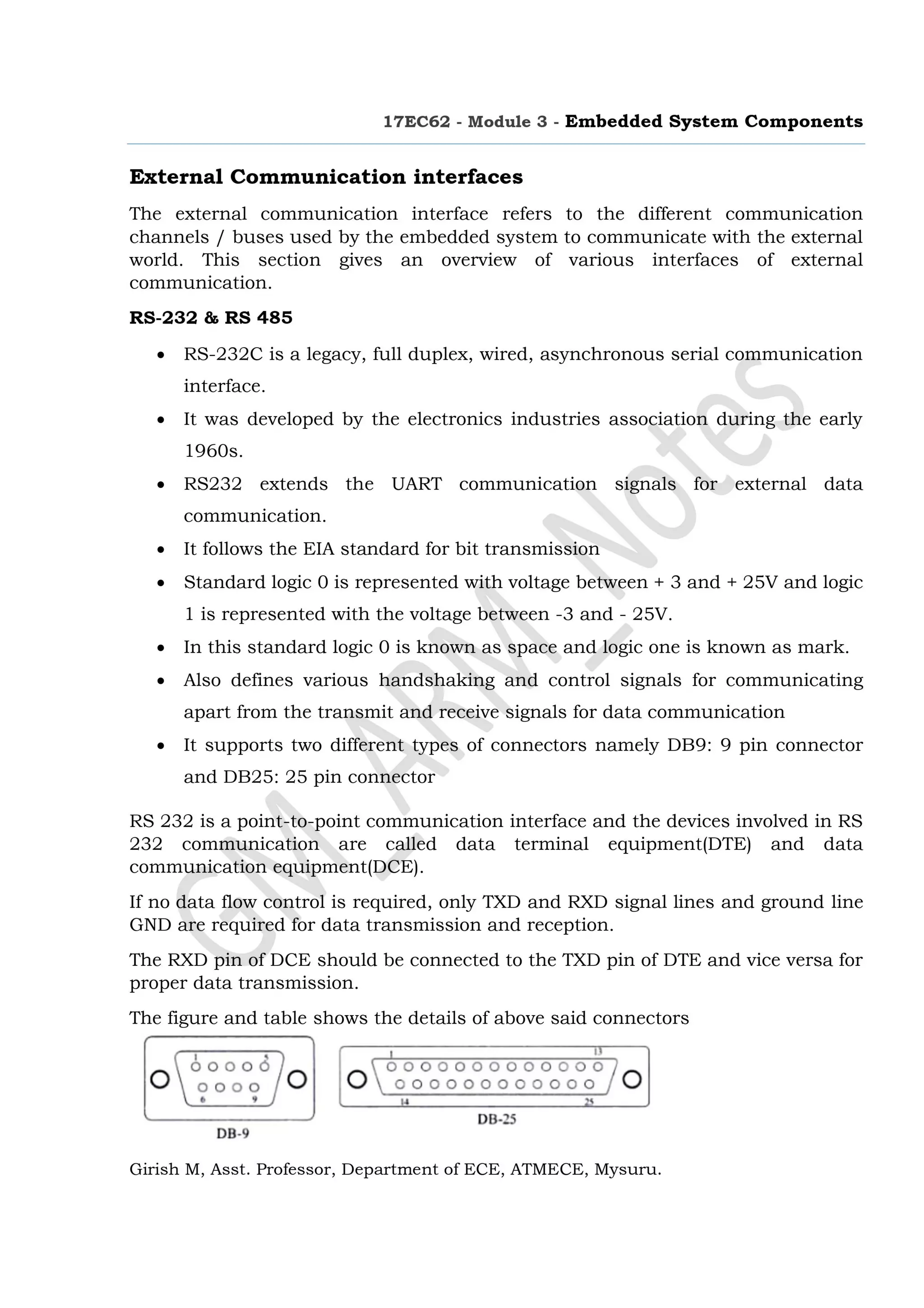 Module 3 Embedded System Components Pdf Computer Peripherals Computing