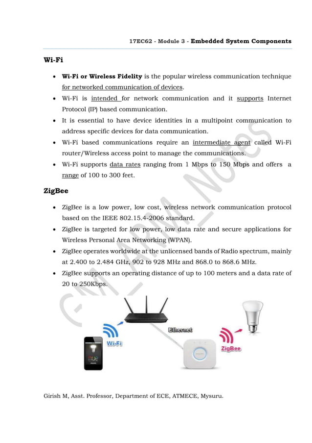 Module 3: Embedded System Components | PDF