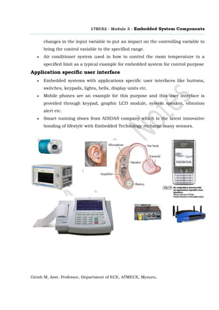 Module 3: Embedded System Components | PDF