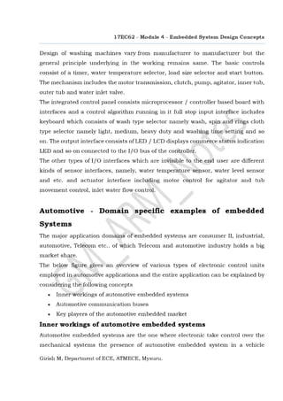Module 4: Embedded System Design Concepts | PDF