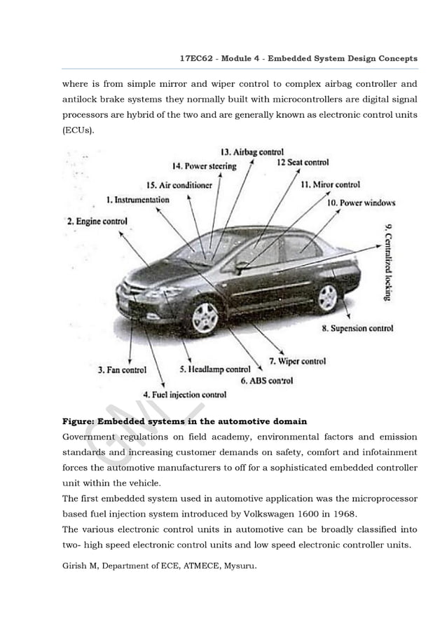 Module 4: Embedded System Design Concepts | PDF