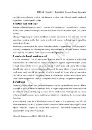 Module 4: Embedded System Design Concepts | PDF