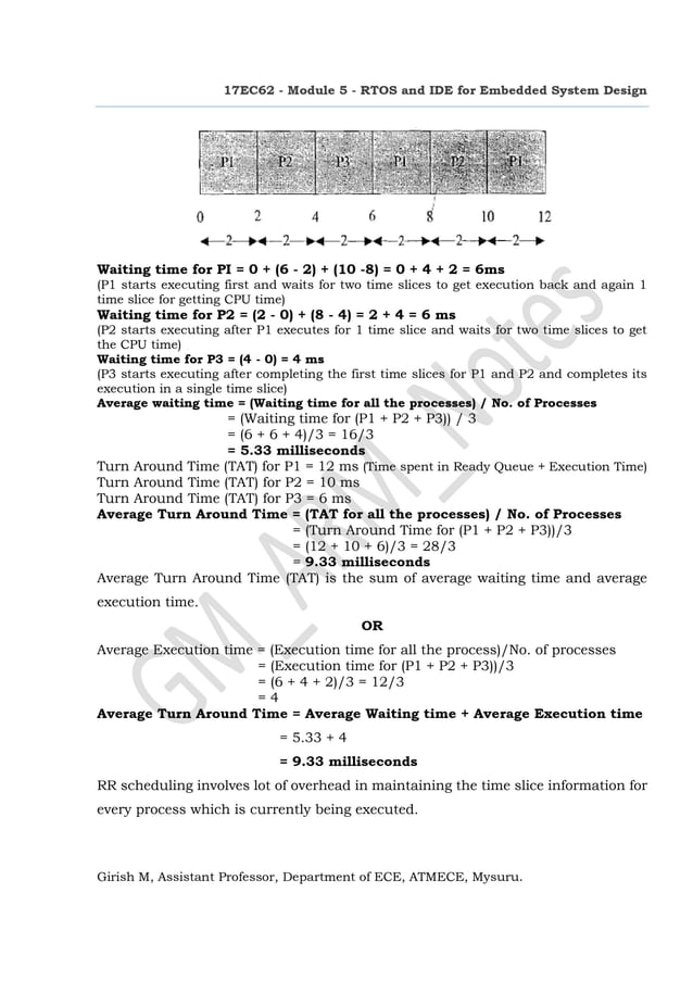 RTOS and IDE for Embedded System Design | PDF