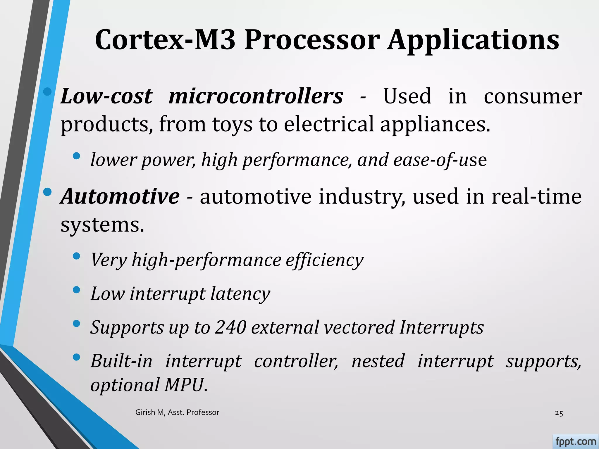 Arm Microcontrollers And Embedded Systems Module 1vtu Ppt