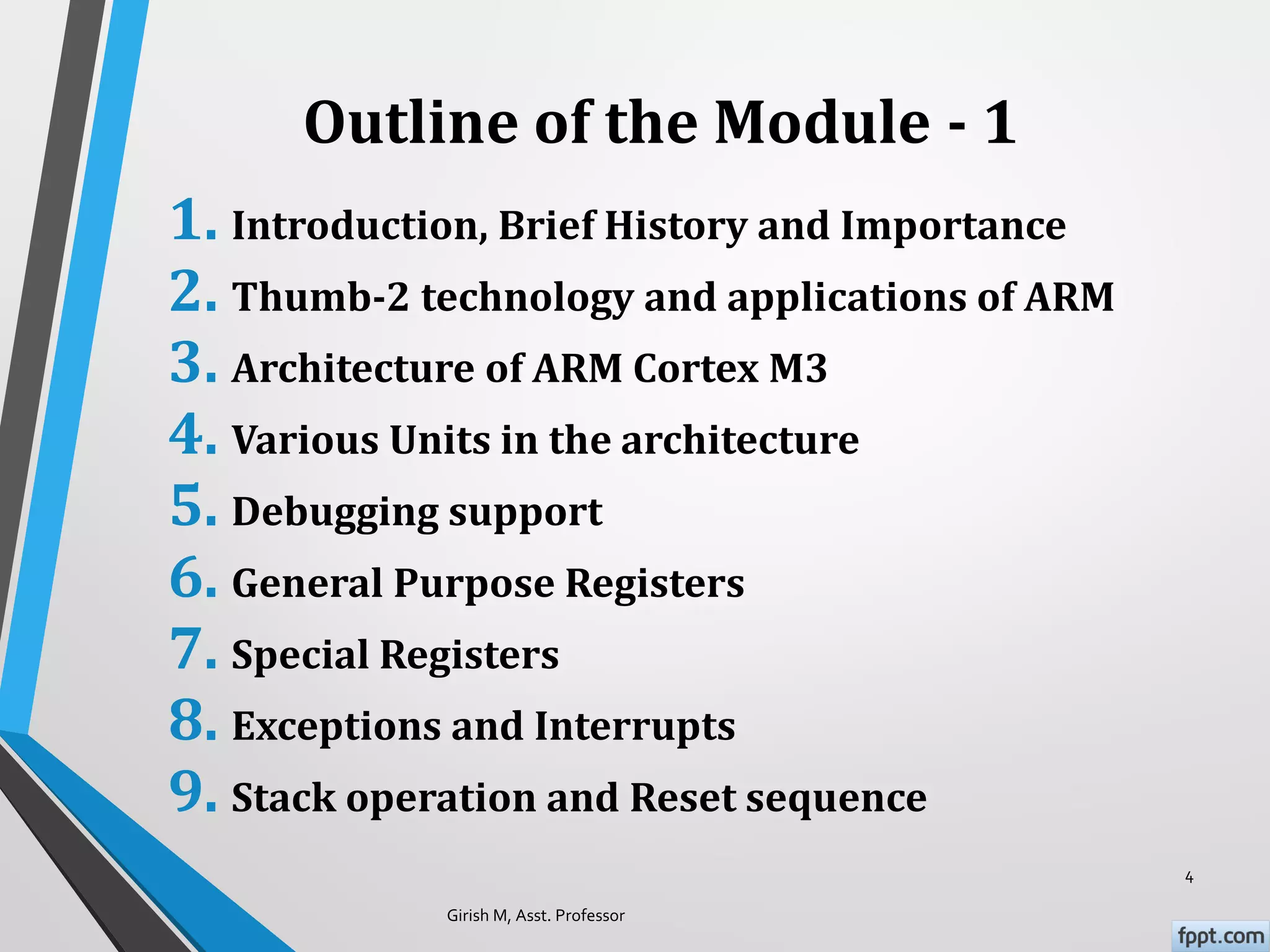 Arm Microcontrollers And Embedded Systems Module 1vtu Pdf