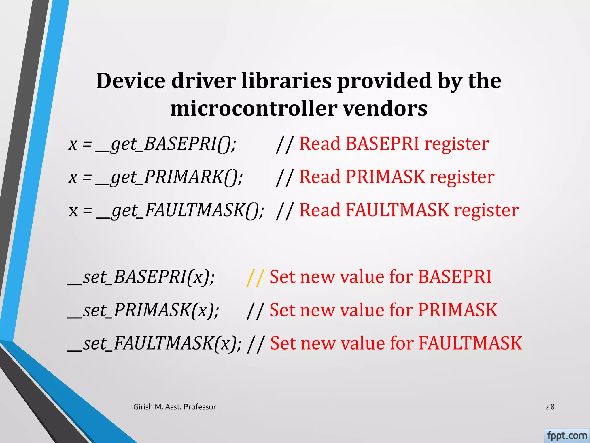 Arm Microcontrollers And Embedded Systems Module 1vtu Pdf Operating Systems Computer