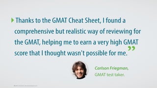 GMAT Cheat Sheet - an Efficient Tool for GMAT Math Review | PPT