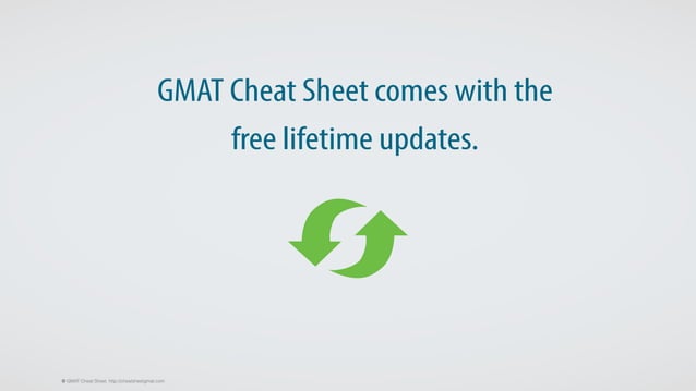 GMAT Cheat Sheet - an Efficient Tool for GMAT Math Review | PPT