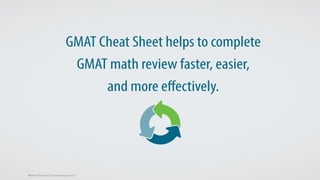 GMAT Cheat Sheet - an Efficient Tool for GMAT Math Review | PPT
