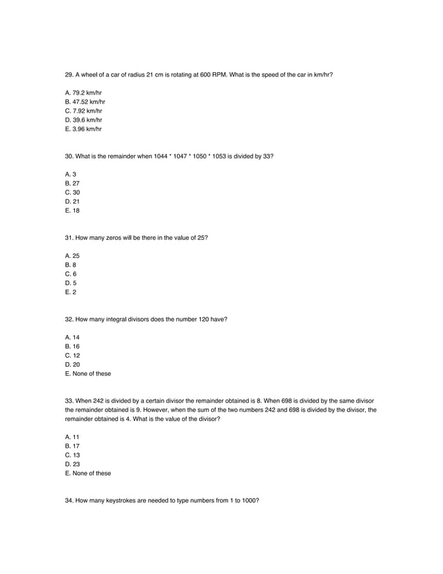Gmat math bank quant | PDF