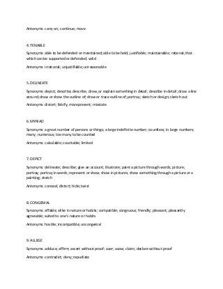 Gmat Vocabulary Book | PDF